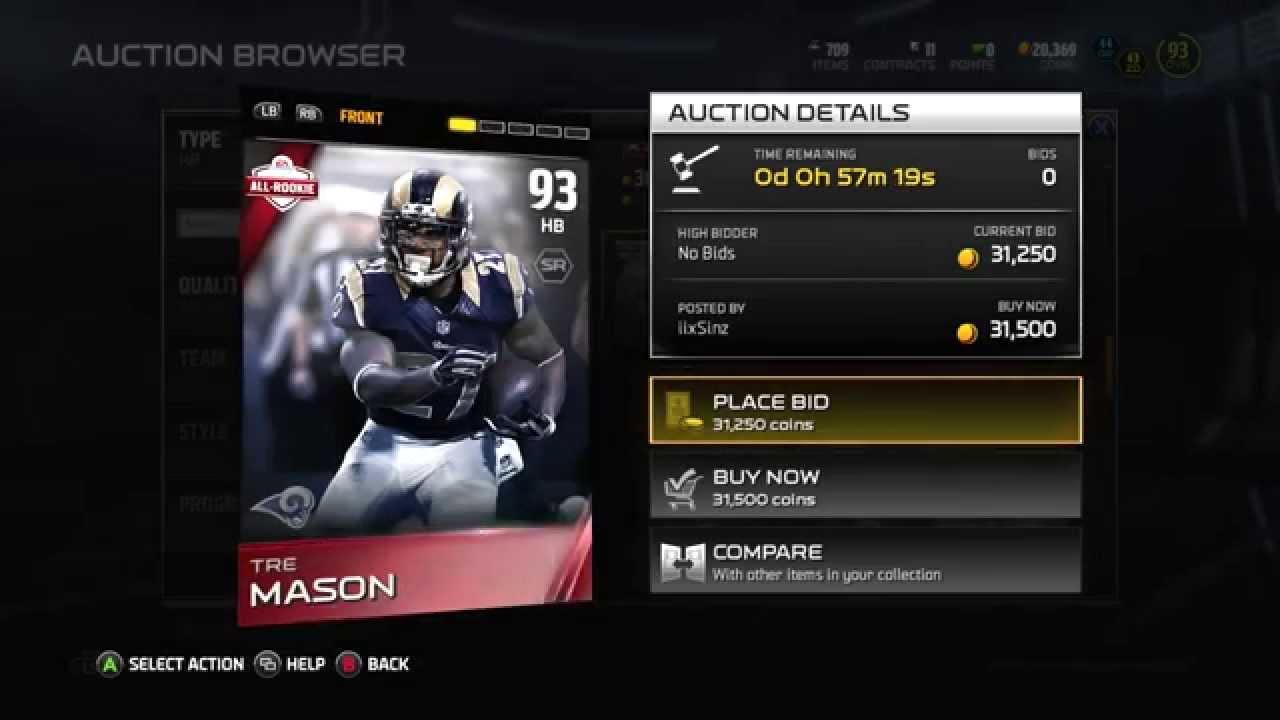 MADDEN 15 ULTIMATE TEAM- ELITE GEMS- CHEAP ELITE CARDS - YouTube