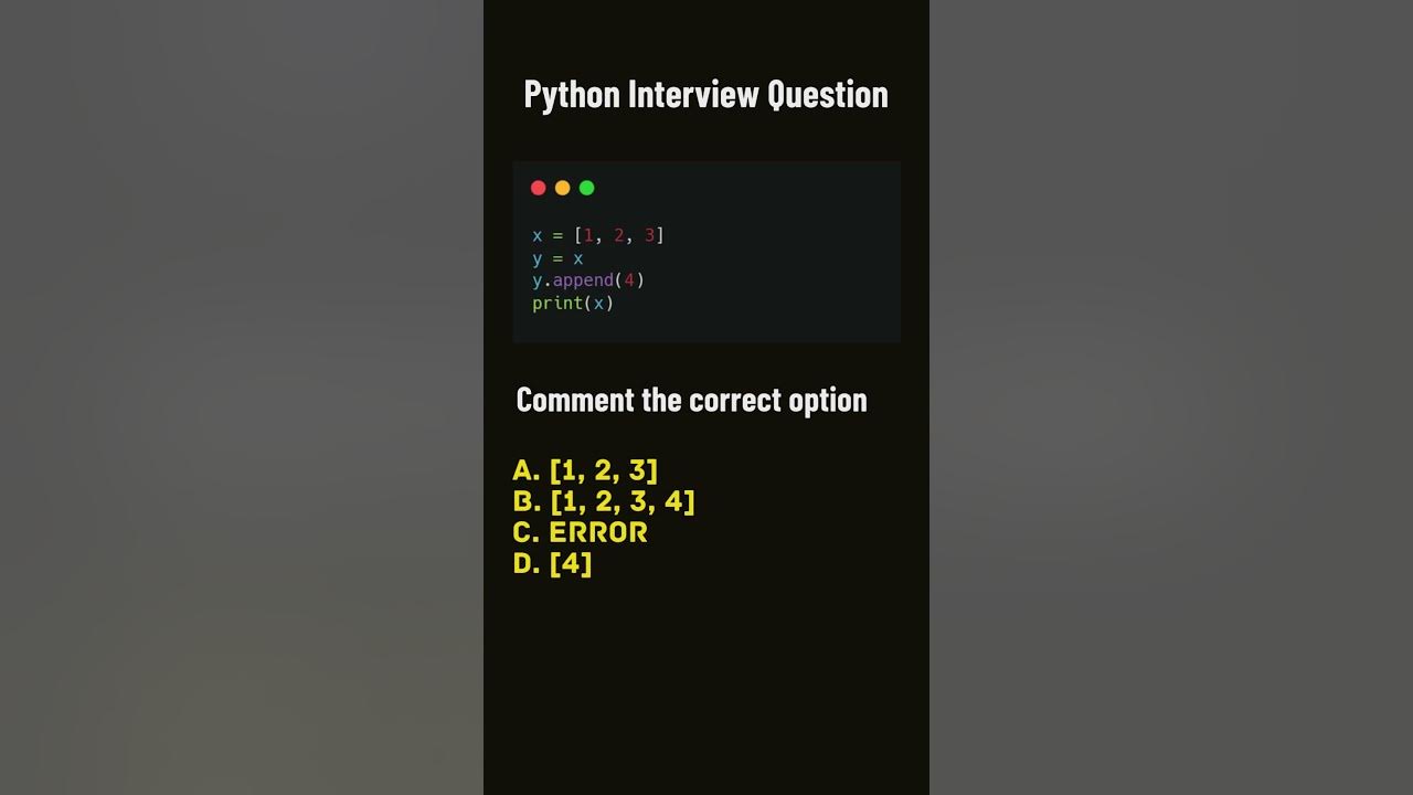 Python Interview Question (Part 30) || Interview Prep By Schoolabe ...