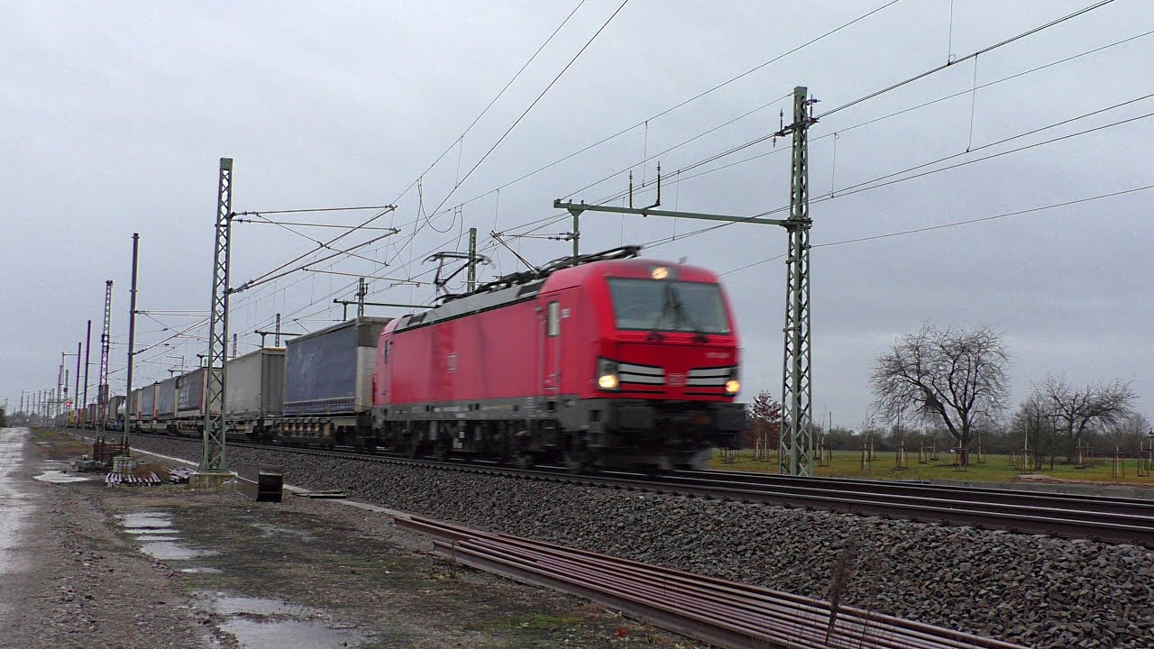 Züge in Basheide mit ICE TGV BR101 BR146 BR185 BR193 und mehr... - YouTube