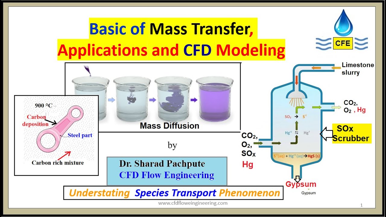 Basic of Mass Transfer, Industrial Application and CFD modelling for ...