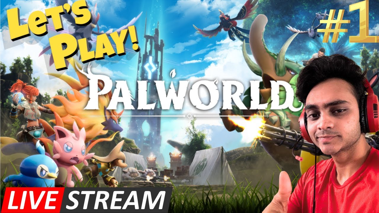 Palworld First Impressions! - Palworld gameplay - Palworld Live - YouTube