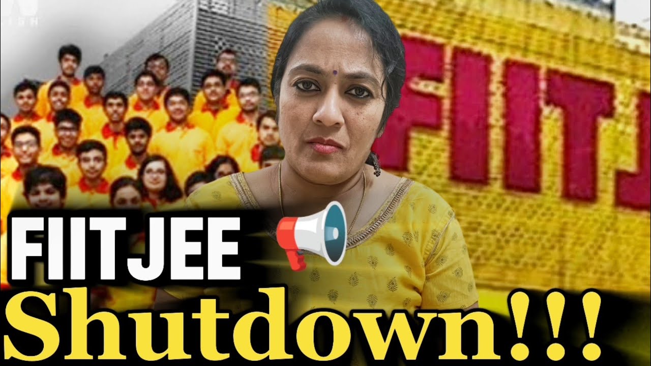 🚨🔉Fiitjee Closed.. Students & Parents be on Alert🚨l Coaching or ...
