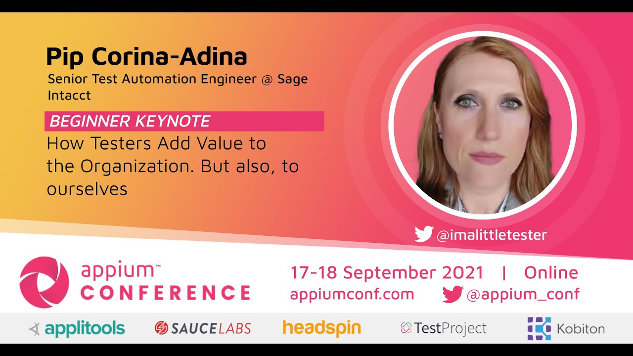 How Testers Add Value to the Organization But also, to ourselves by Pip ...