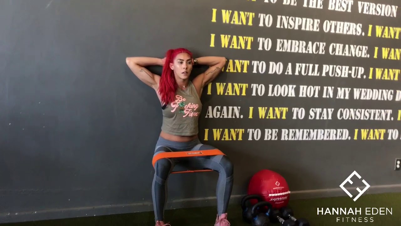 Banded Wall Sit - YouTube
