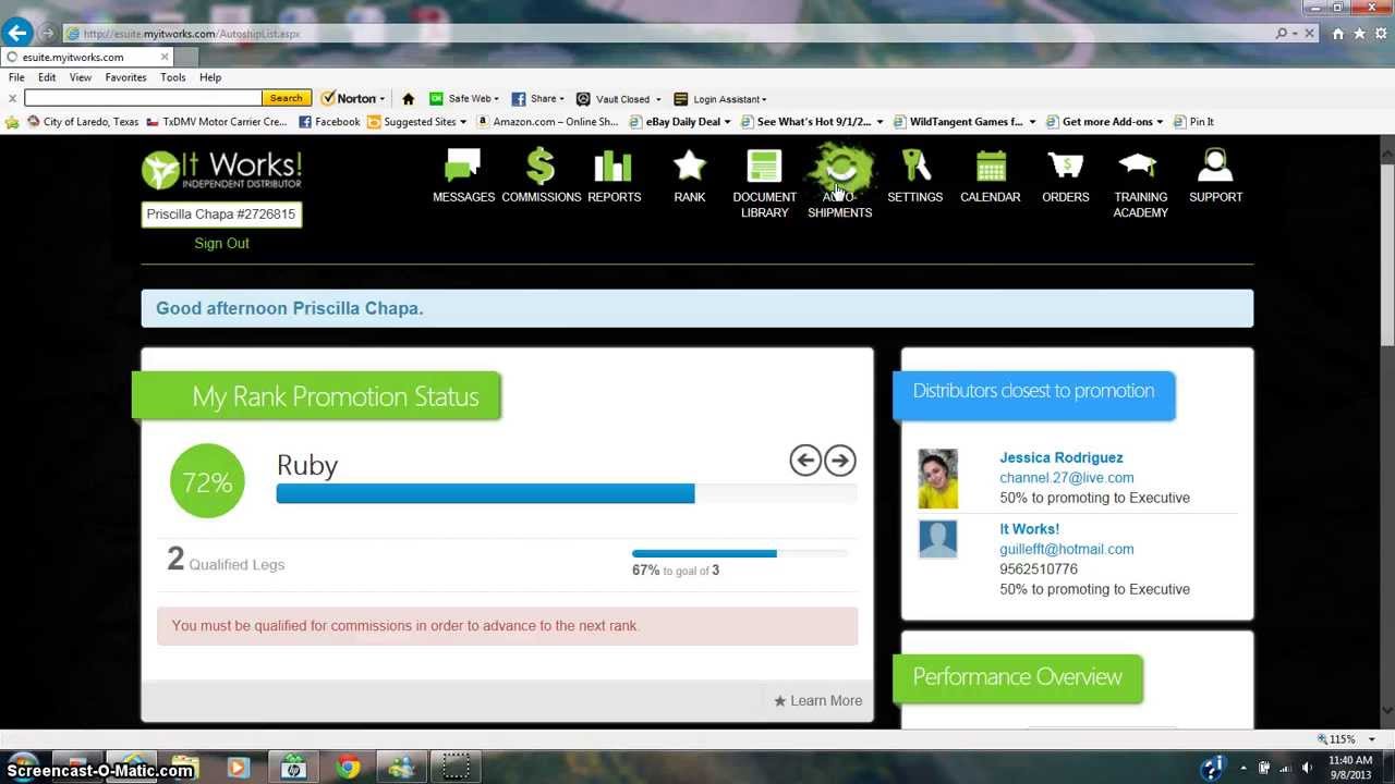 Como cambiar el autoship de it works español / change your autoship on ...