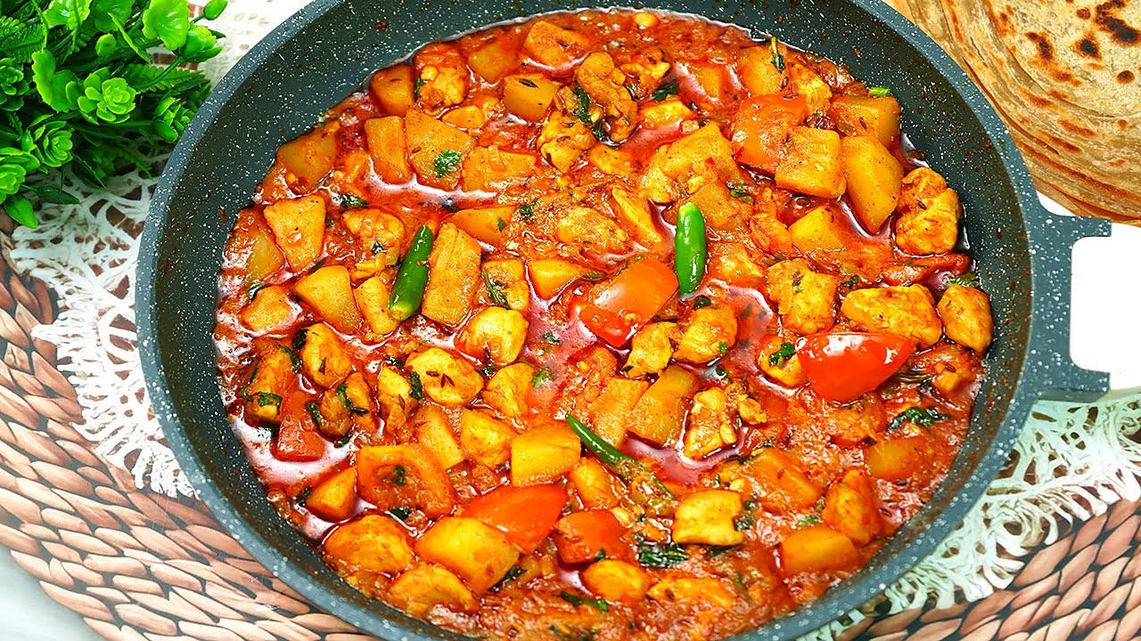 🍗 Aloo Chicken Recipe | Easy & Delicious Chicken Curry with Potatoes ...