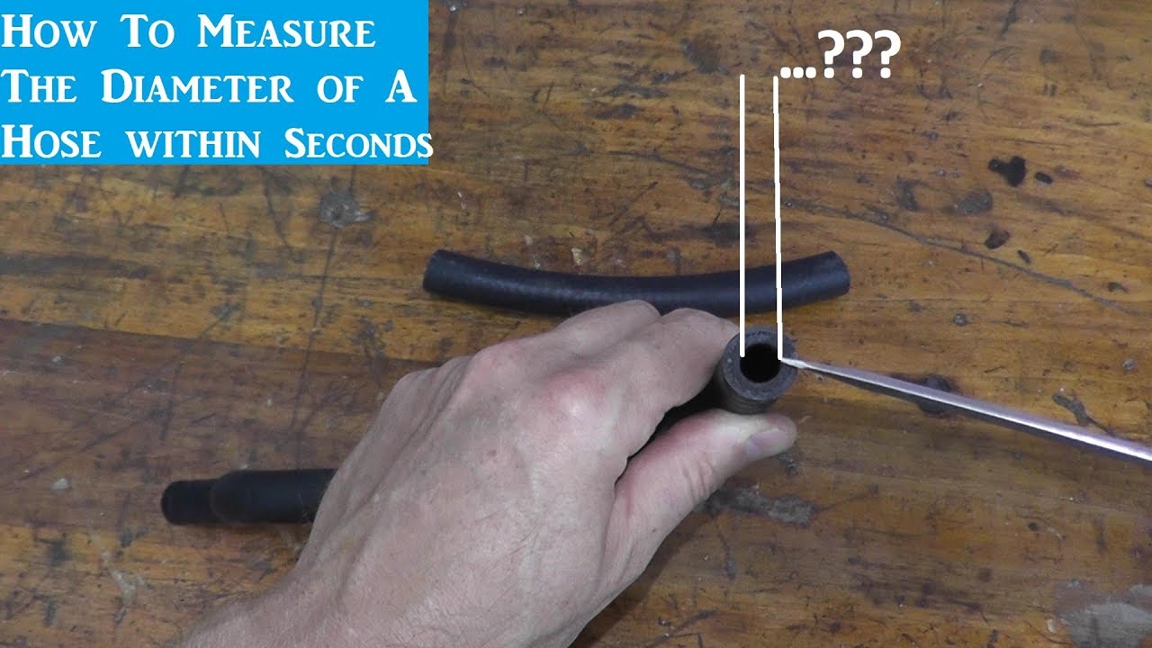 How To Measure The Diameter Of Any Hose YouTube