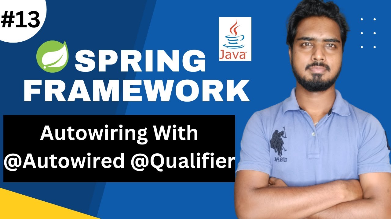 13 Autowired Qualifier With Autowiring Spring Framework Tutorials Youtube