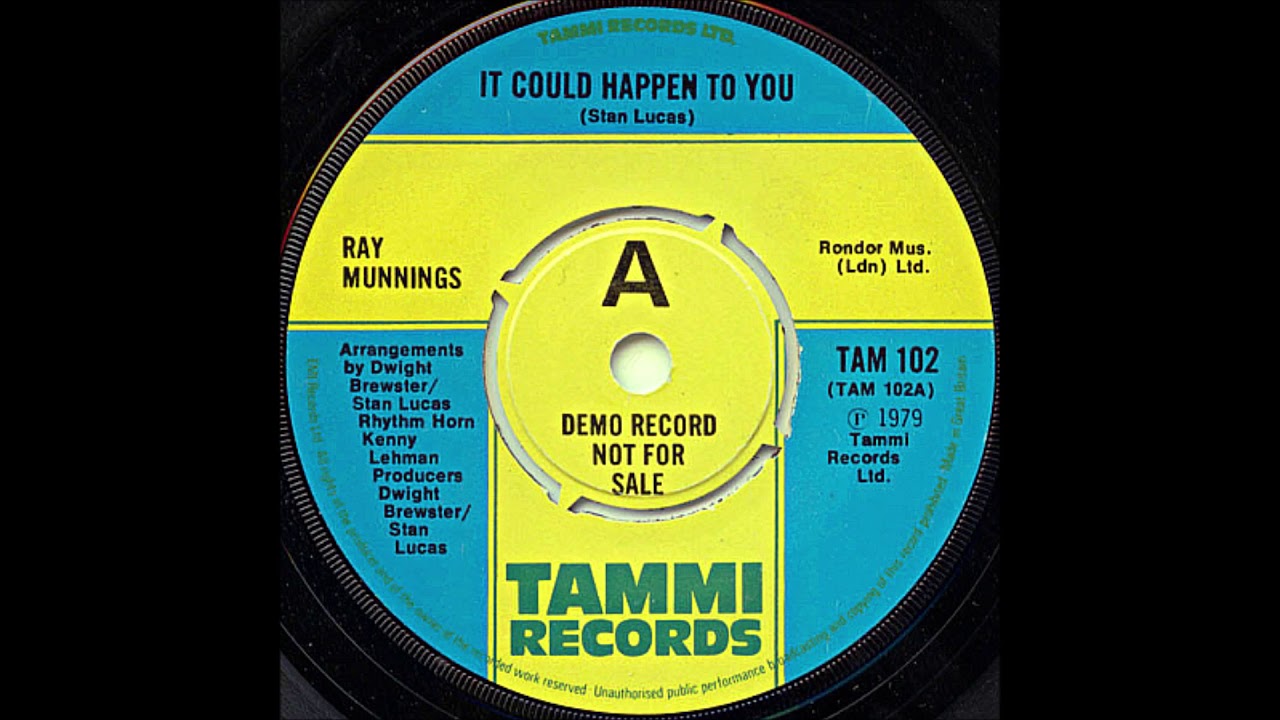 Ray Munnings It Could Happen To You 1979 - YouTube