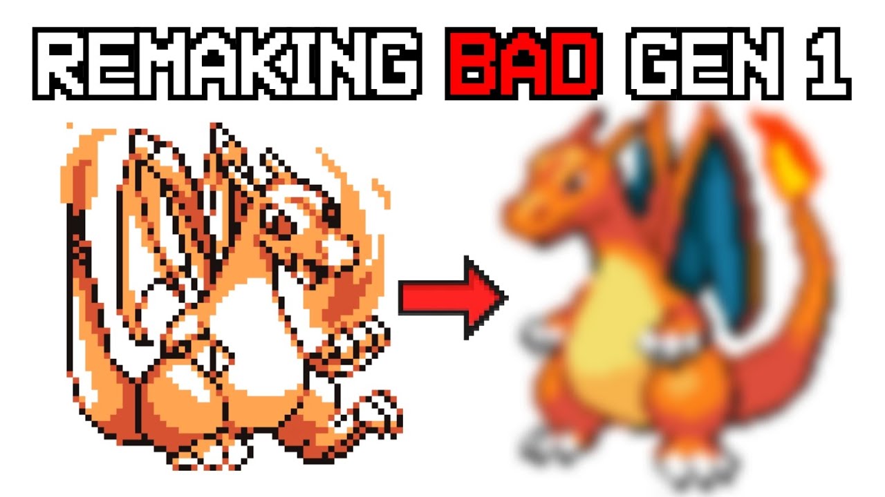 I Tried Remaking BAD Sprites in the BW Style - YouTube