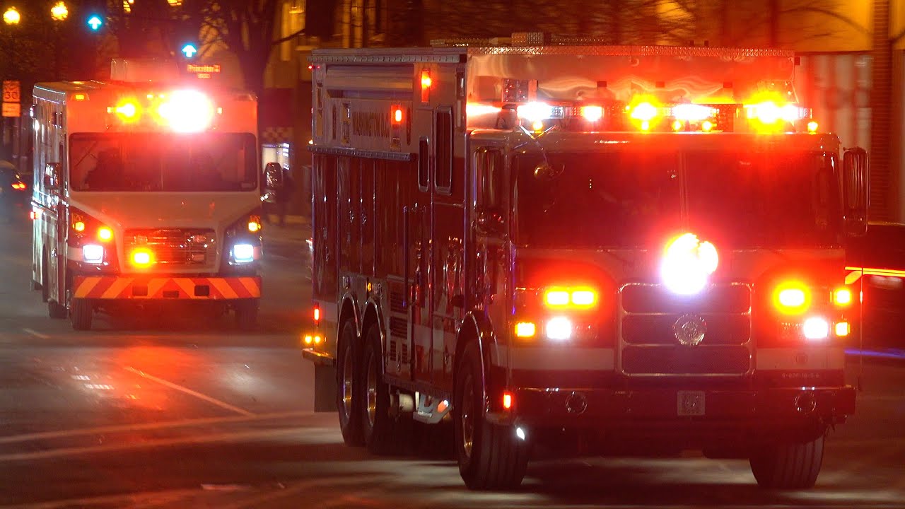 DCFD HazMat 1, Mask Service Unit, Battalion Chief 6 & Engine 3 ...