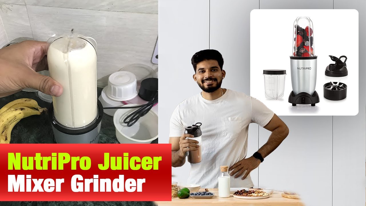 NutriPro Juicer Mixer Grinder - Smoothie Maker - 500 Watts (2 Jars & 1 ...