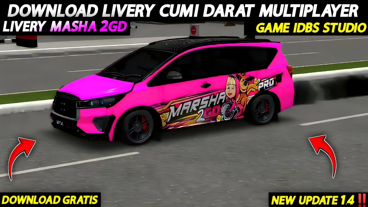 Livery MASHA 2GD - IDBS Cumi Darat Multiplayer New Update v1.4 - YouTube