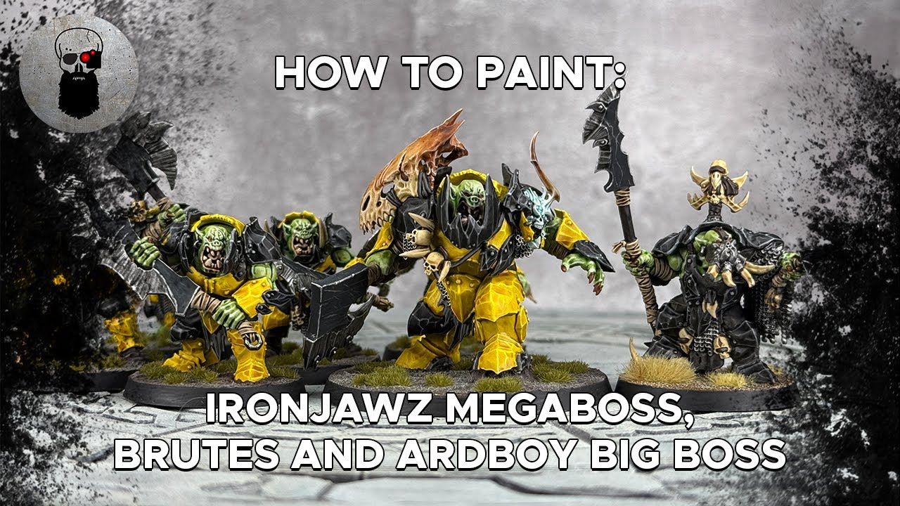 Contrast+ How to Paint: Ironjawz Megaboss, Brutes and an Ardboy Big ...
