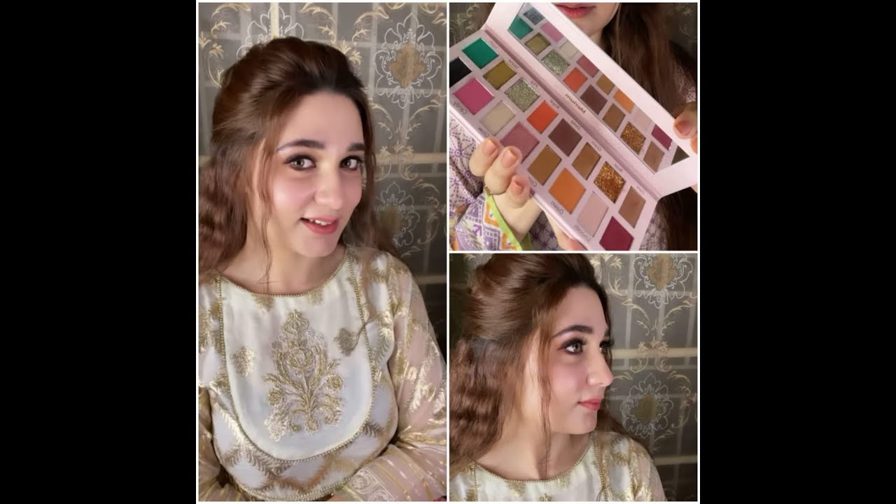 Merium Pervaiz Party Makeover Simple and Elegant Party Makeup Look ...