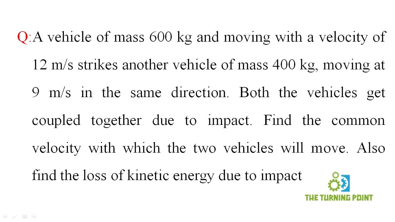 Dynamics Problem 20 - YouTube
