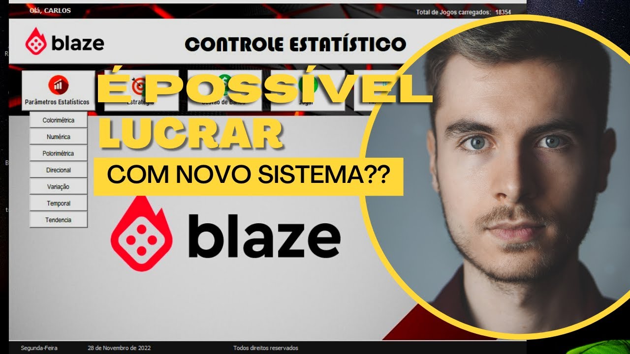 COMO LUCREI NA BLAZE. Testando Novo Sistema Estratégico Double Blaze ...