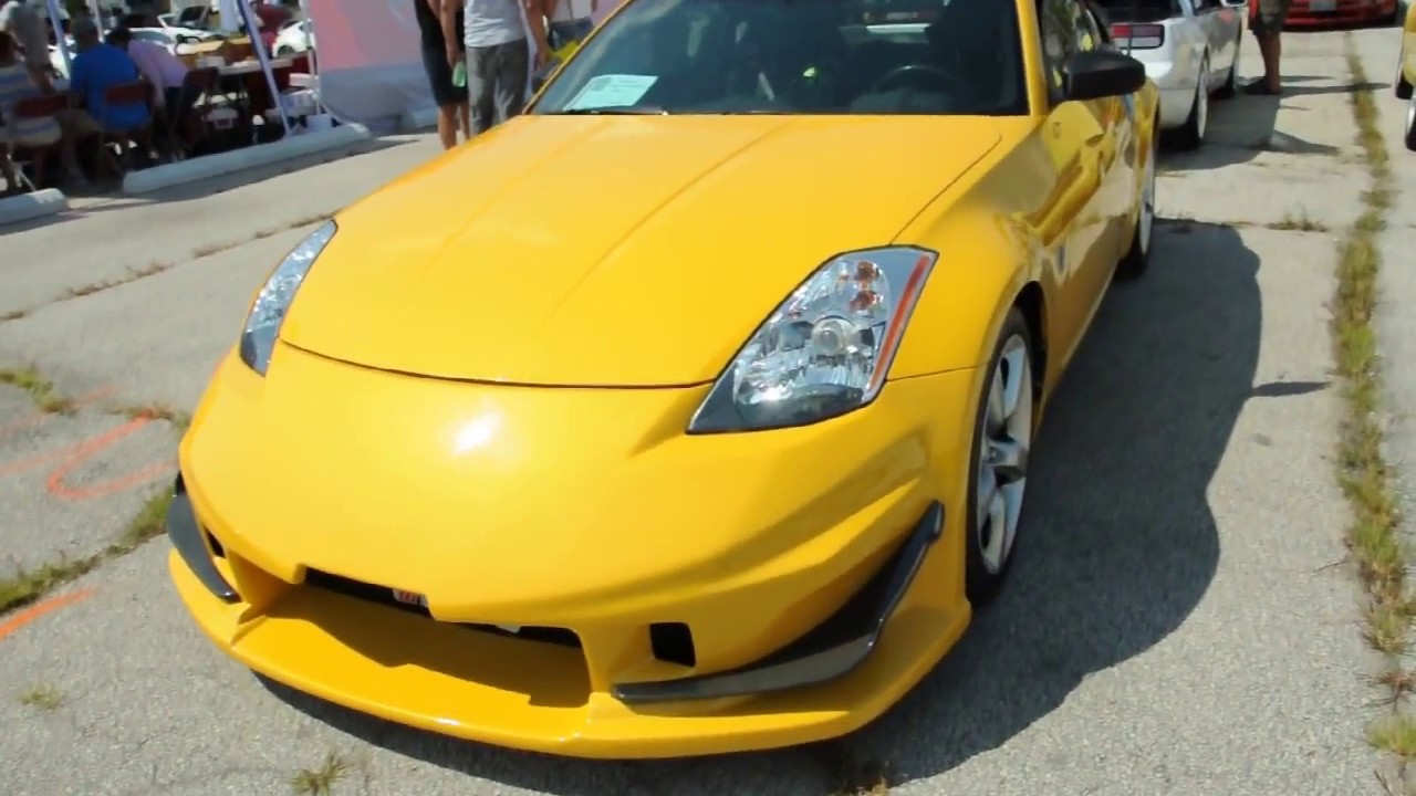 Nissan 350Z Z33 – Yellow - YouTube
