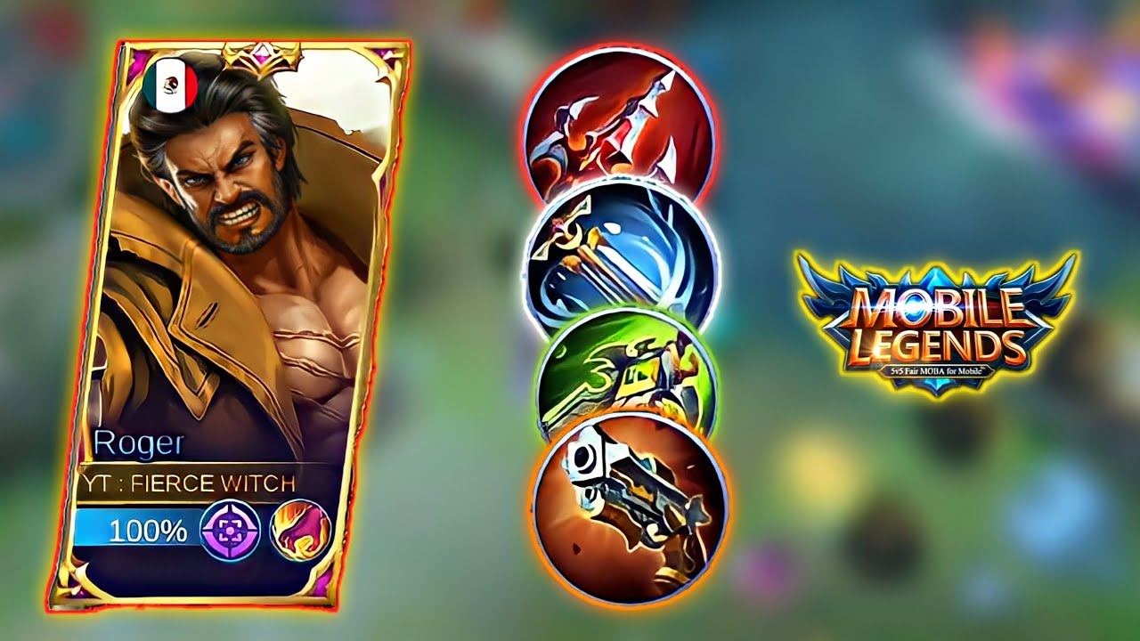 ROGER GAMEPLAY 😱💦- WTF BUILD ROGER - ROGER MLBB - MOBILE LEGENDS 🔥💦 ...