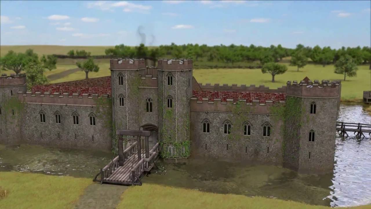 Wingfield Castle Reconstruction - YouTube