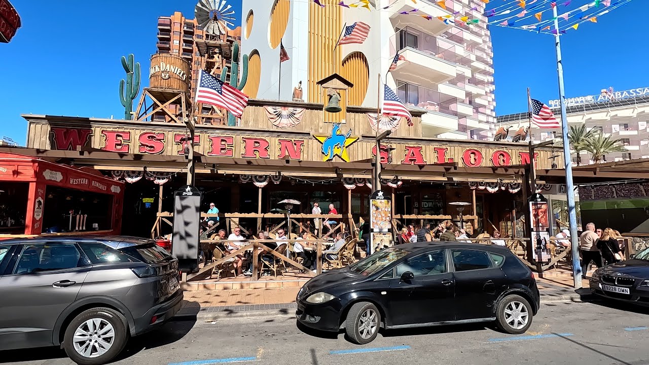 Benidorm - Western Saloon A Fantastic Bar On The Strip... - YouTube