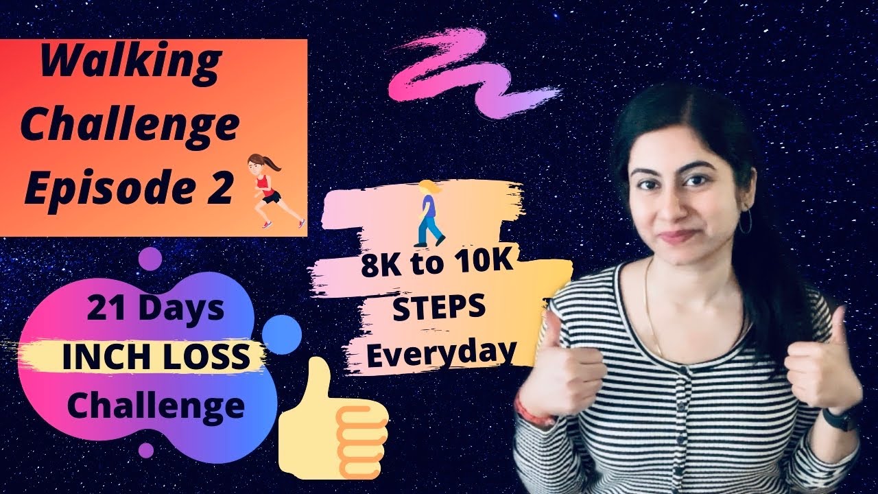 WALKING CHALLENGE starts from 17.06.2020 || 21 Days INCH LOSS challenge ...