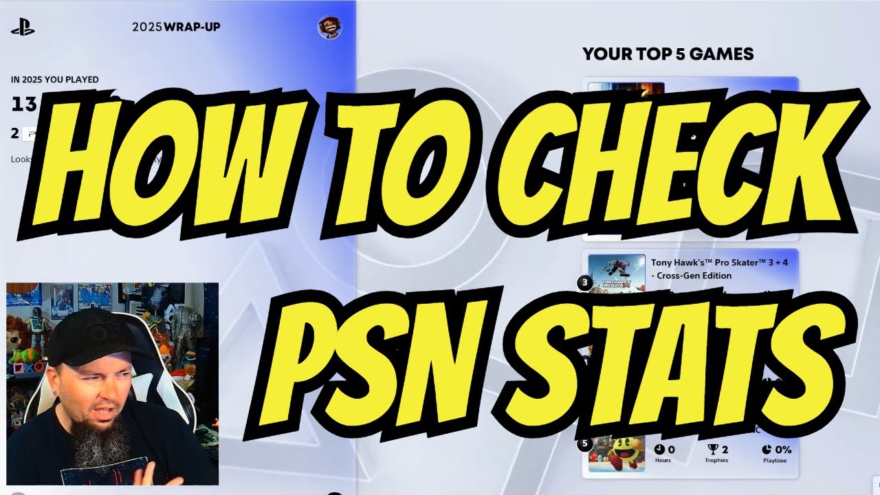 How to Check PlayStation Stats 2025 PS5 PS4 Hours Played Trophies ...