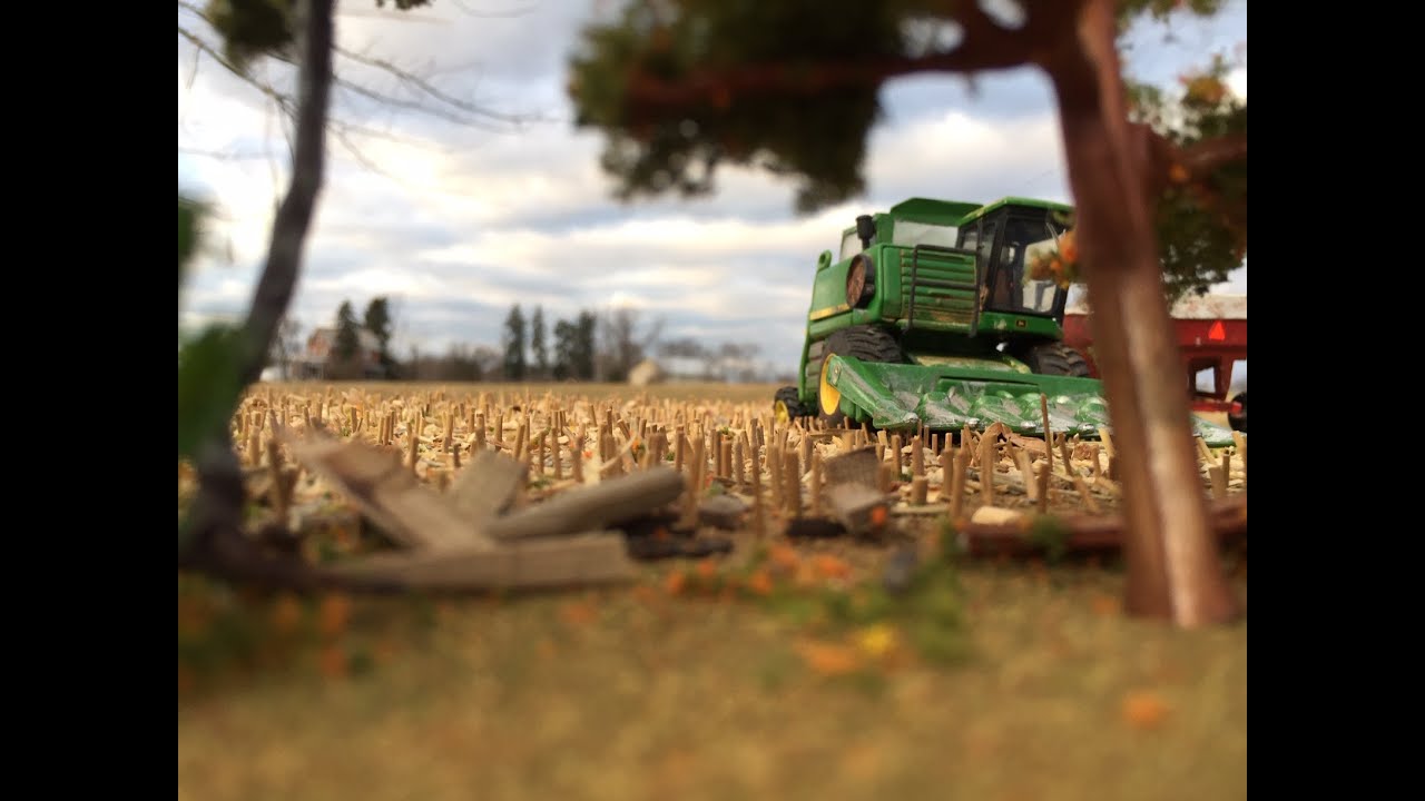 Building a 1/64 Corn Field Display - YouTube