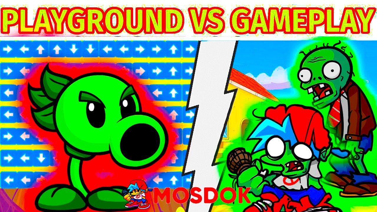 FNF Character Test Gameplay VS Playground Zombie BF Mods - YouTube