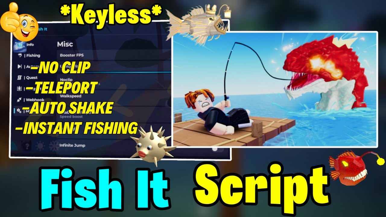 NEW Fish It Script (Chloe X Hub) | Instant Fishing & Auto Shake ...