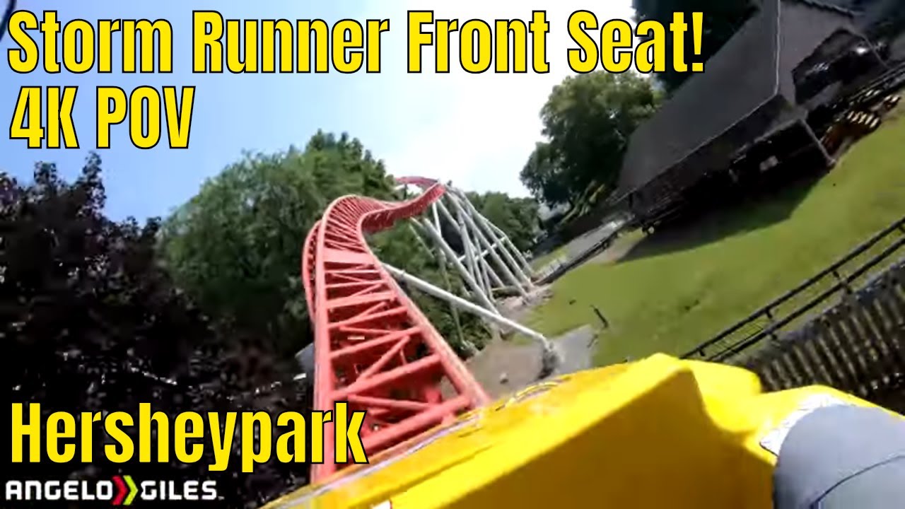 Storm Runner In 4K | Front Seat | POV | Hersheypark | - YouTube