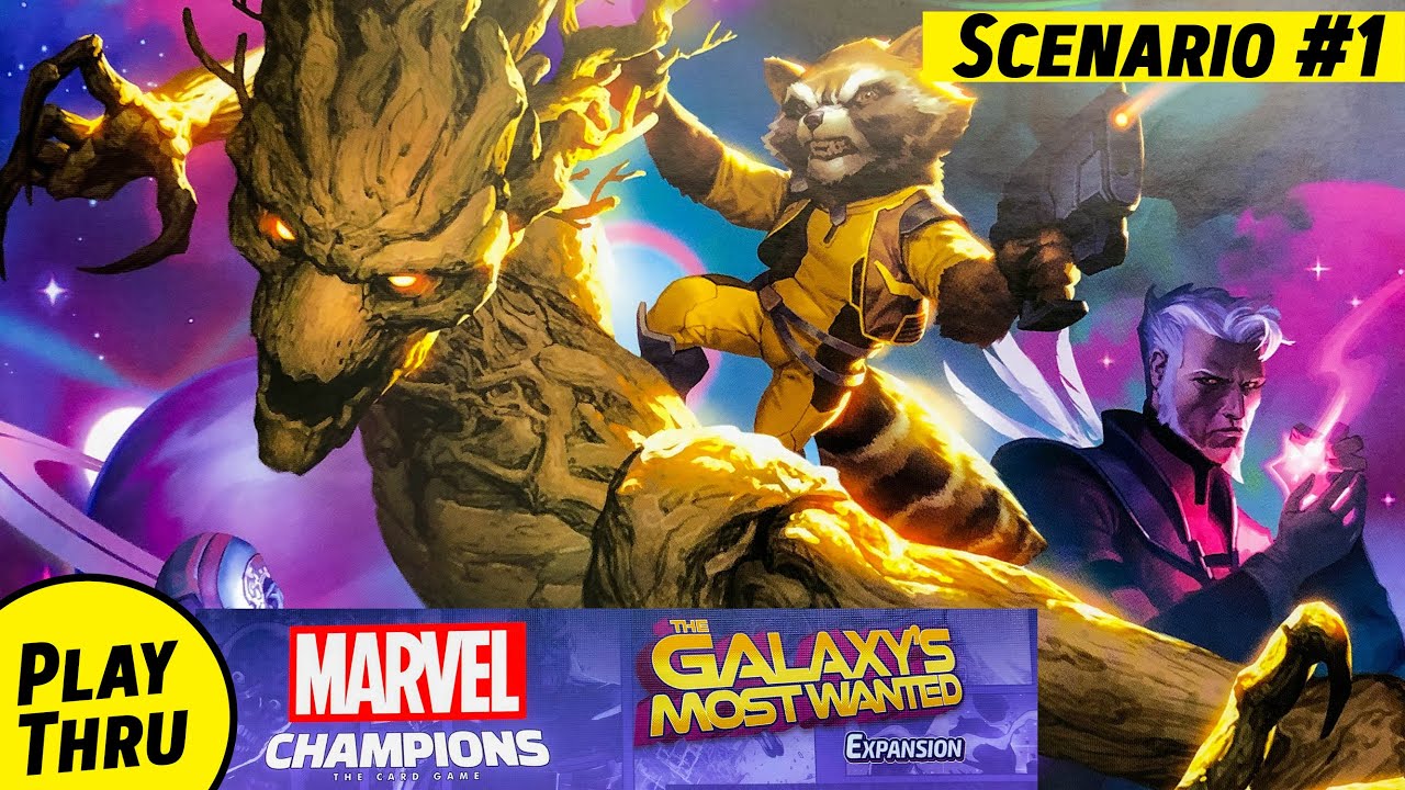 GALAXY'S MOST WANTED Campaign #1 Rocket & Groot vs Drang | MARVEL ...