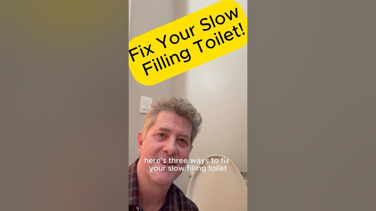 Fix Your Slow Filling Toilet! - YouTube