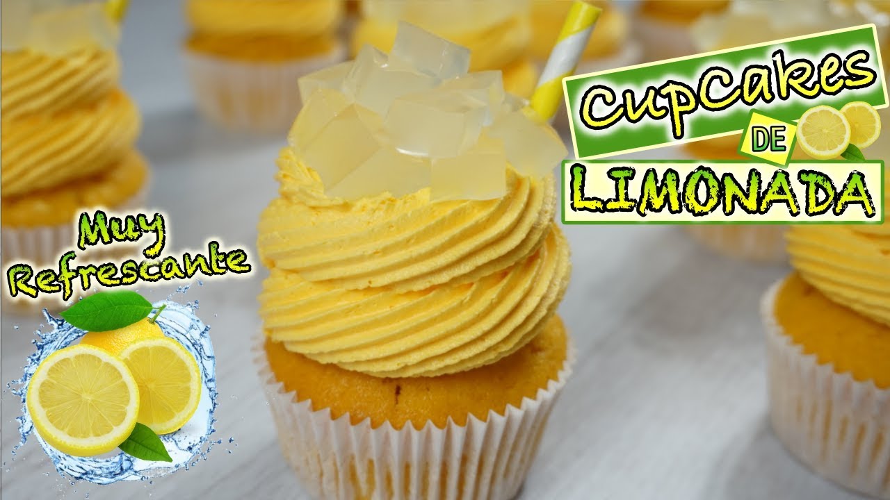 Cupcakes de Limonada / El Rincón de Belén - YouTube