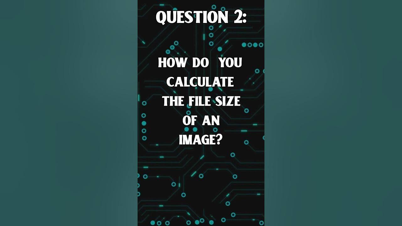 J277 Calculating file sizes quick fire revision questions - YouTube
