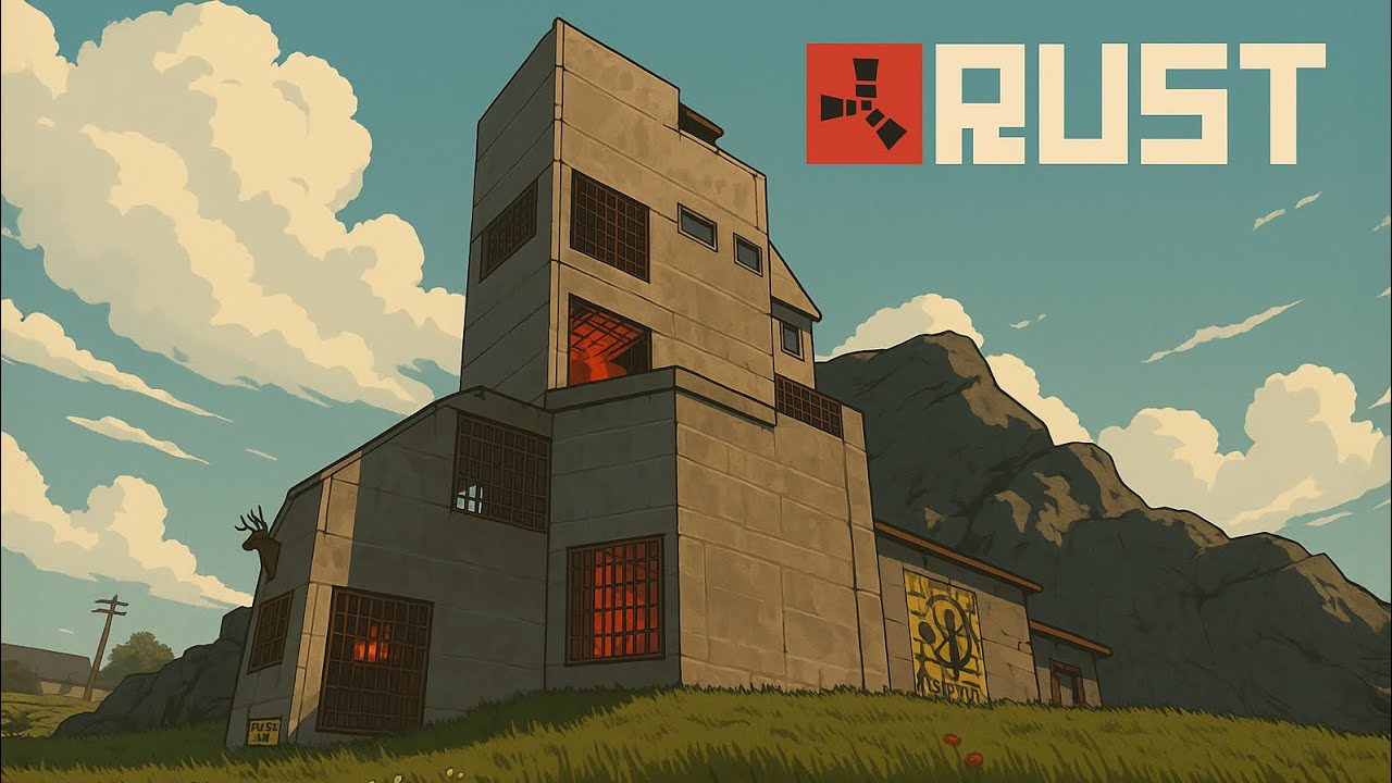 Aesthetic Base in Toxic World of Rust - YouTube