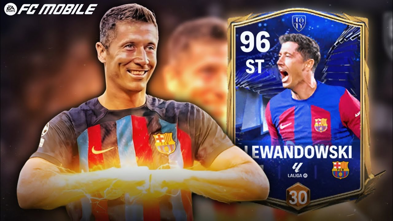 I MAXED TOTY LEWANDOWSKI! BEST SHOOTER IN FC MOBILE - YouTube