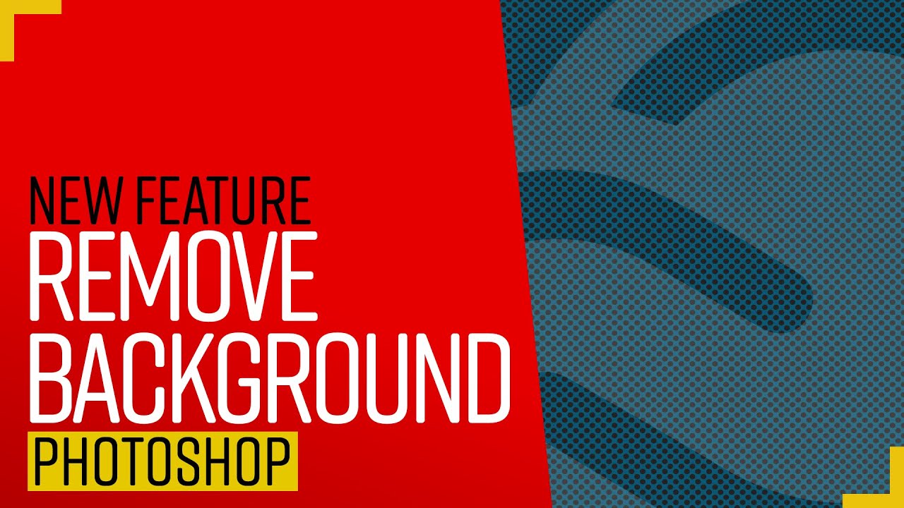 Creative Cloud 2020 New features | Photoshop Remove background - YouTube