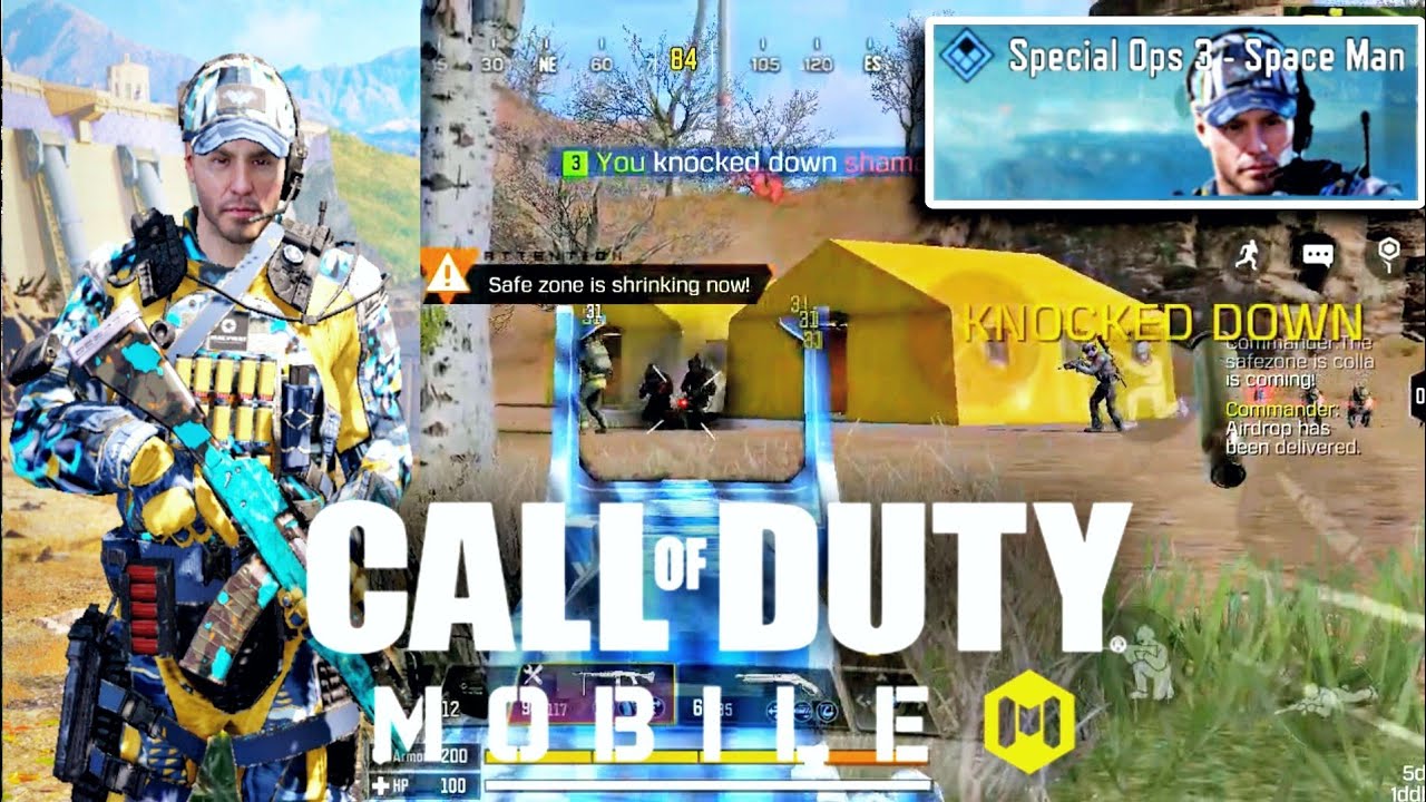 Special Ops 3 - Space Man character in call of duty mobile gameplay ...