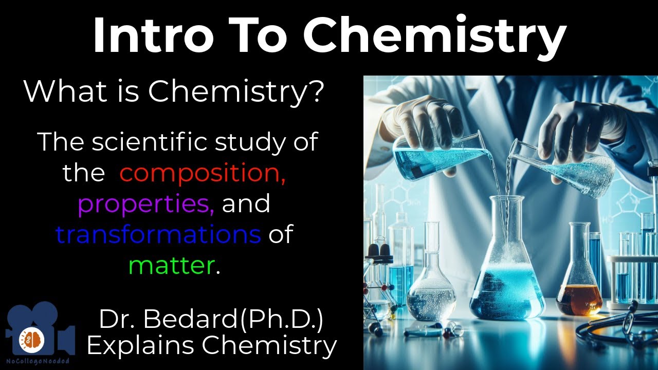 Intro To Chemistry | Explained by a Ph.D. Chemist - YouTube