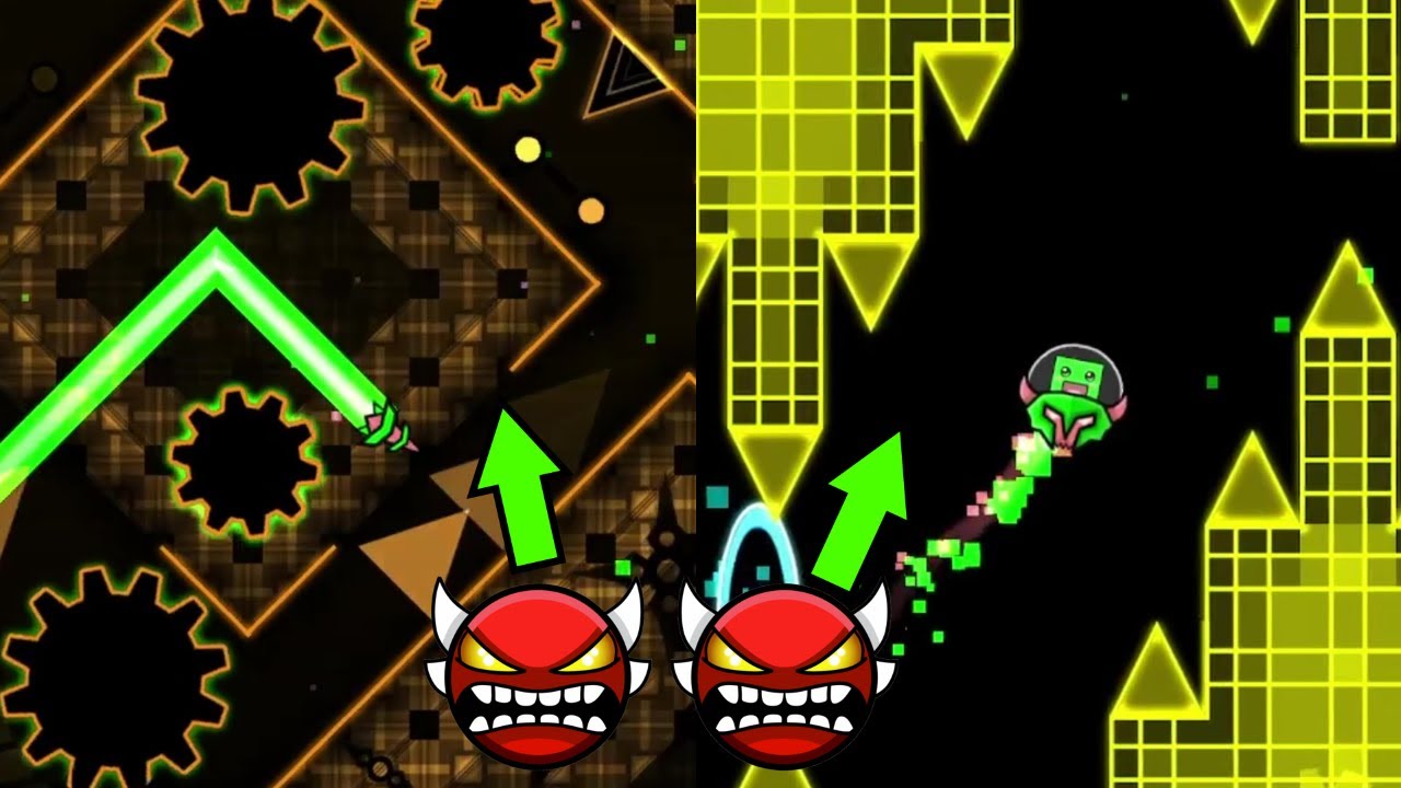 These two demons are Insane | Geometry Dash - YouTube