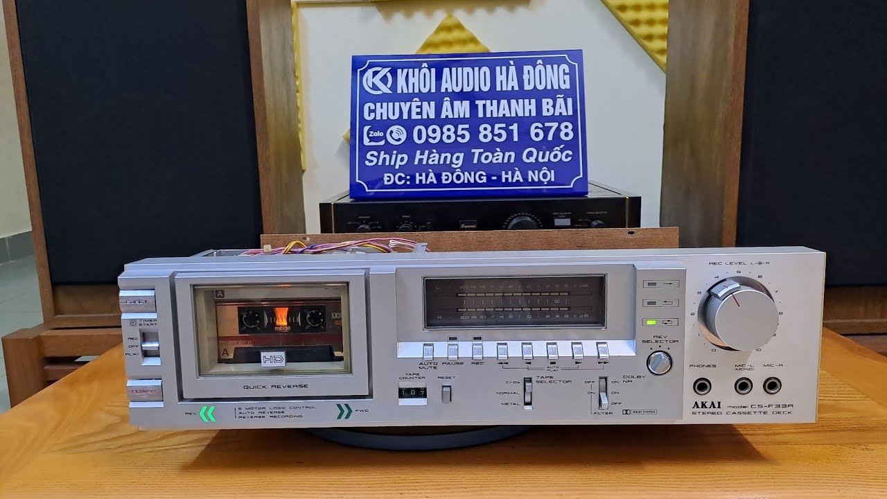 💥DECK AKAI chạy hai chiều cực gấu👉máy zin đẹp như mới 🎧🎼 quá hay trong ...