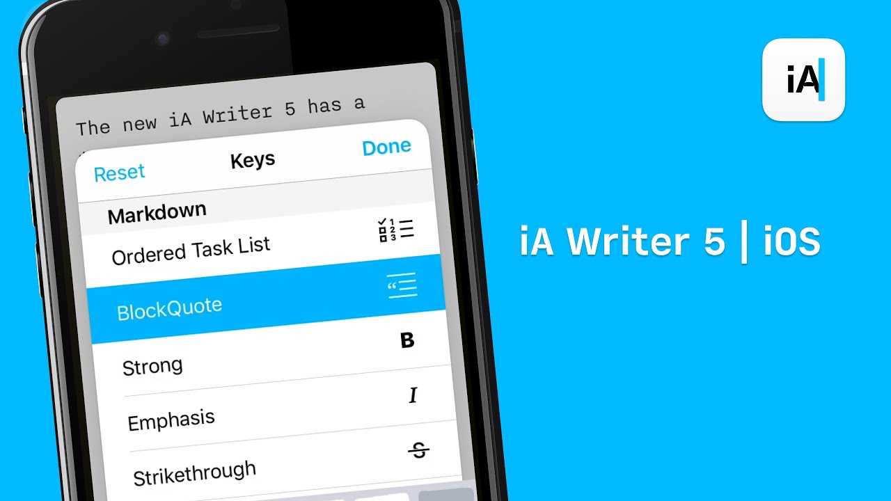 iA Writer 5 for iPhone: Sneak Peek [2017] - YouTube