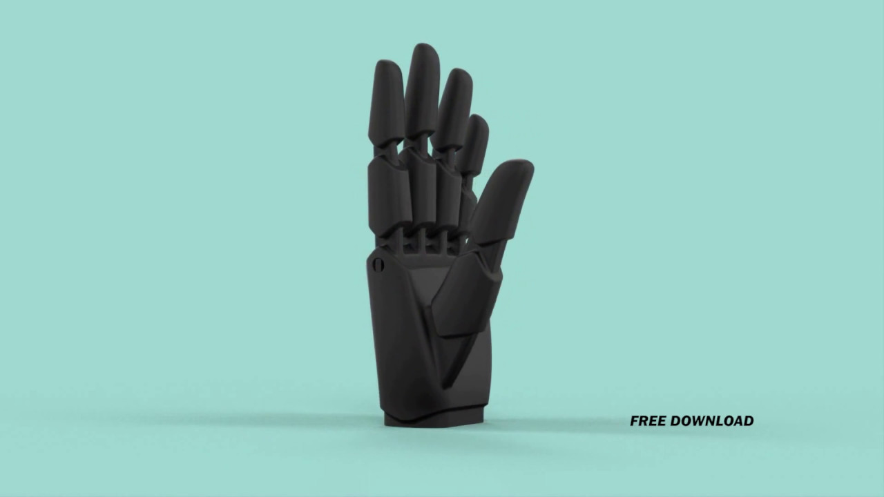 Open Source Robotic Hand - YouTube