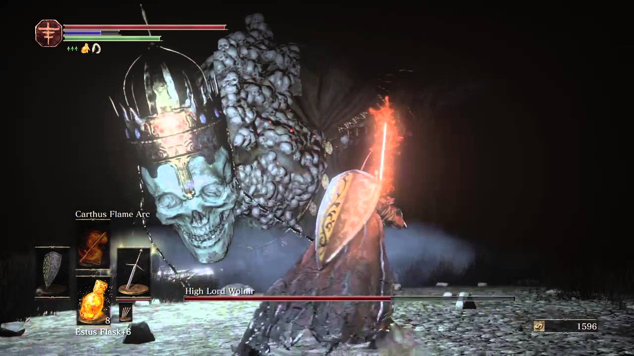 DARK SOULS 3 - High Lord Wolnir Boss Fight - YouTube