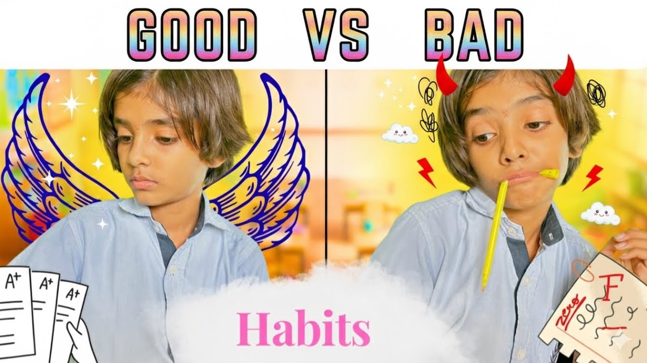 Good vs Bad Habits | type of kids | kids school life - YouTube