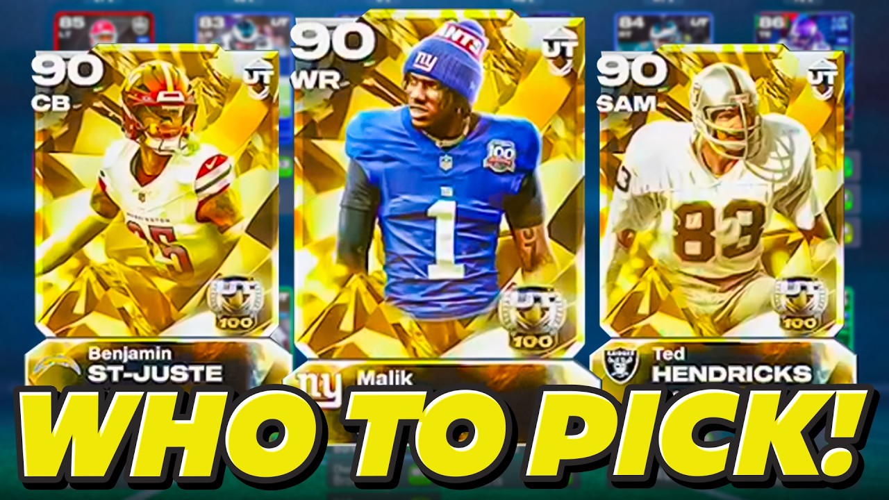 The BEST Pick For MUT Ranked Rewards!! Ted Hendricks, St.Juste OR Malik ...