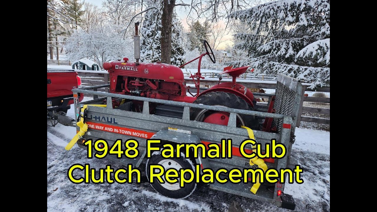 1948 Farmall Cub Clutch Replacement - YouTube