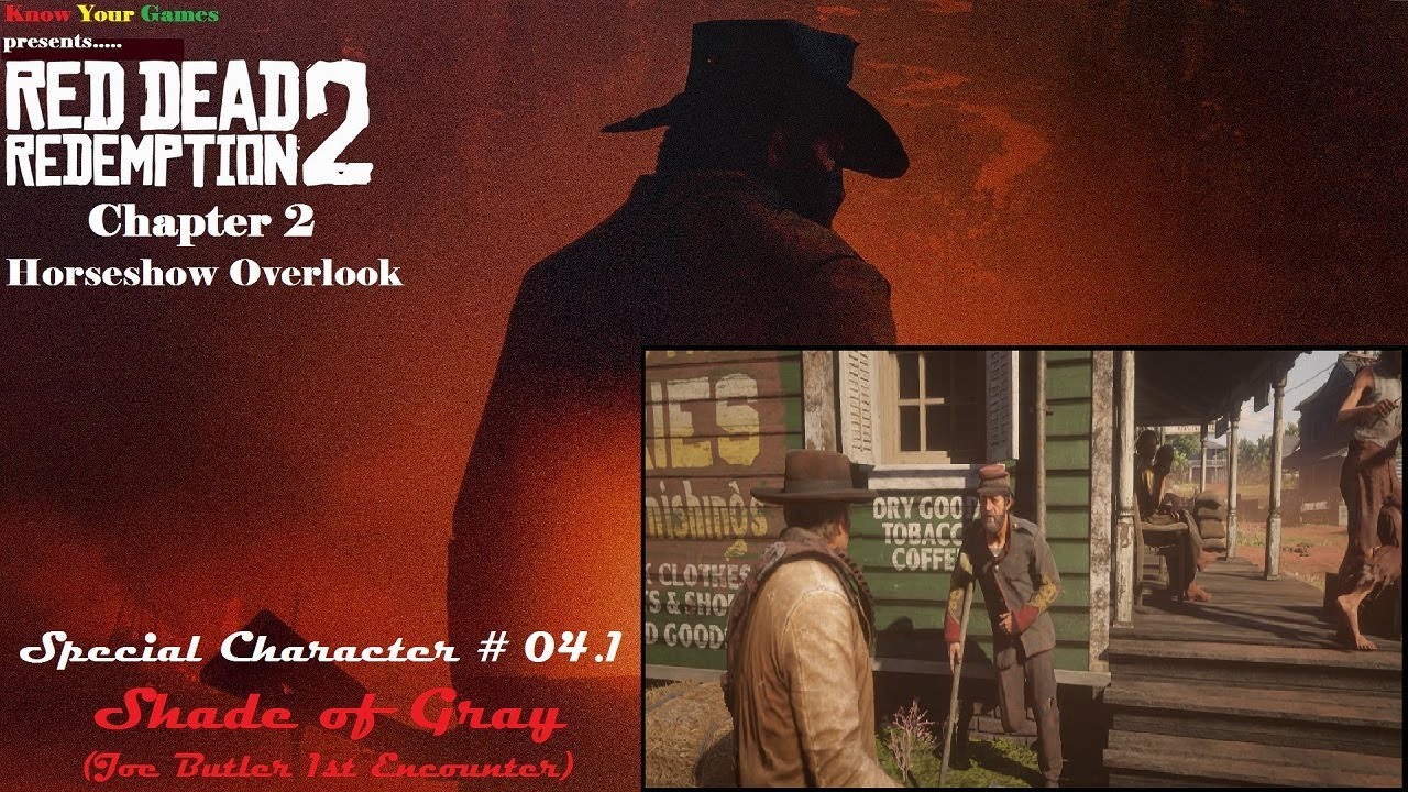 RDR 2: C2 # 09 - Shade of Gray (Joe Butler 1st Encounter) - YouTube