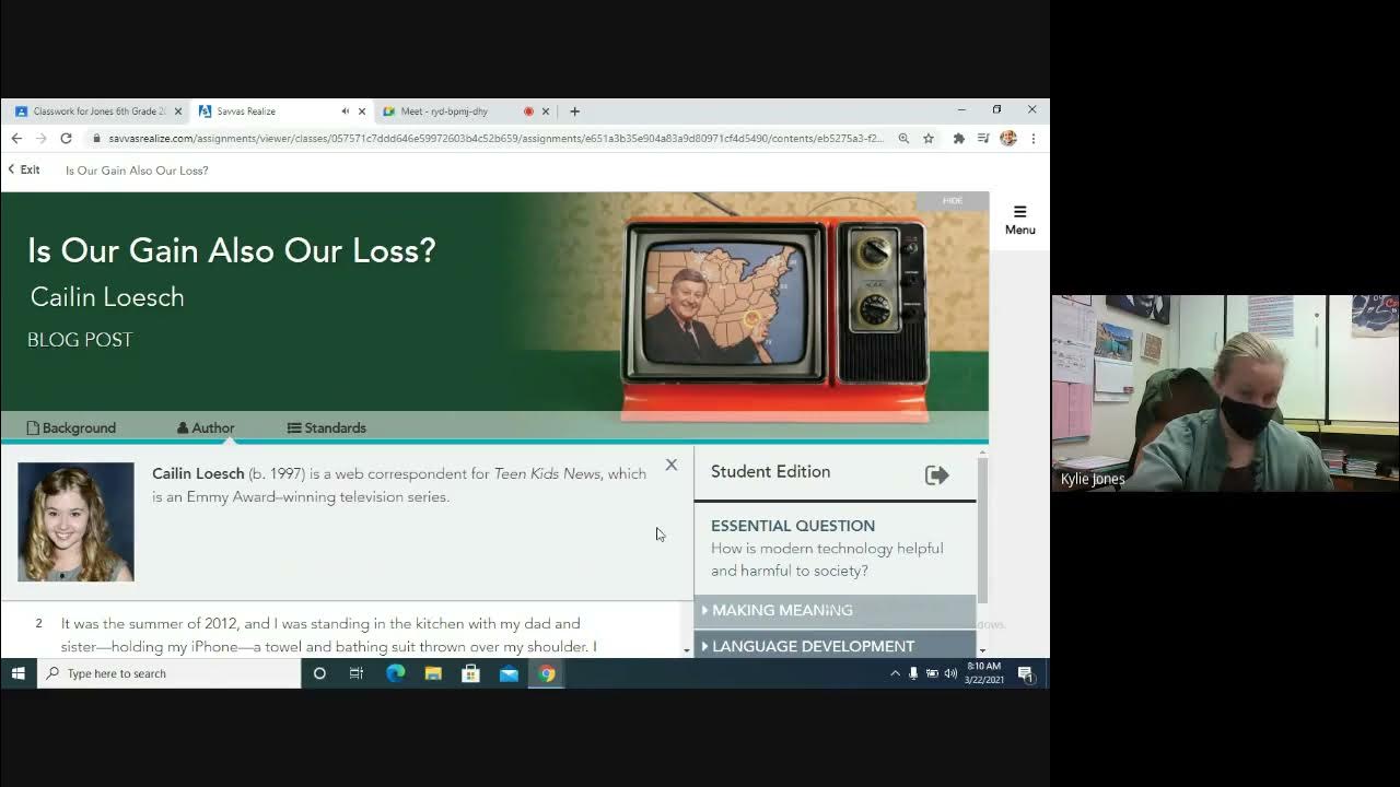 Is Our Gain Also Our Loss Part 1 Live Lesson - YouTube